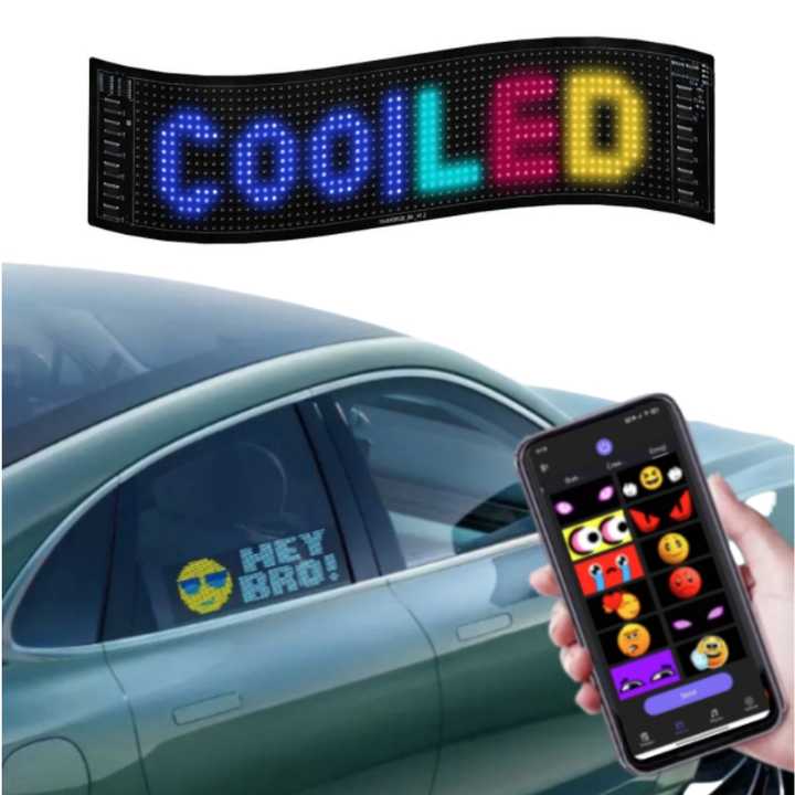 Flexible LED Pixel Panel - Full Color Scrolling Signage Display ...