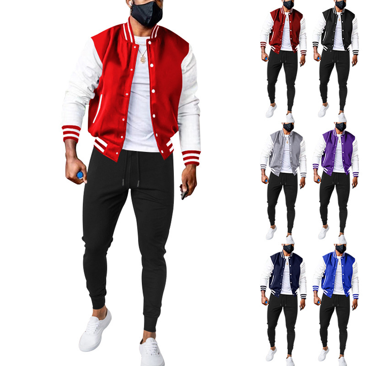 Jogging Suit US Size Custom Logo 35% Cotton 65%Polyester Casual Leisure ...