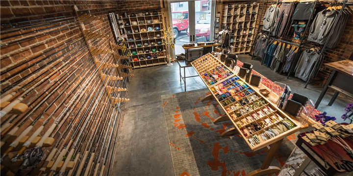 Modern Fishing Shop Interior Decoration Design - Customize
