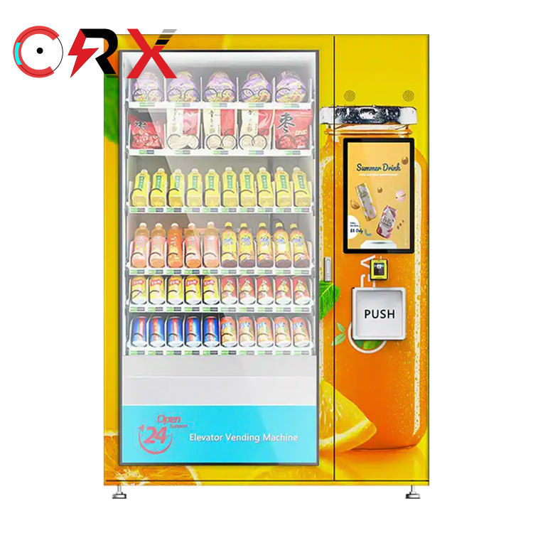 Smart Touch Screen Vending Machine Beverages and Snacks Vending Machine ...