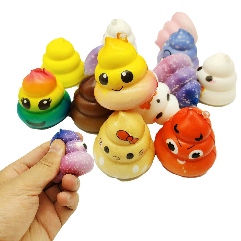 Promotion Pu Foam Poop Kawaii Soft Wet Mini Slow Rise Pressure Relief ...