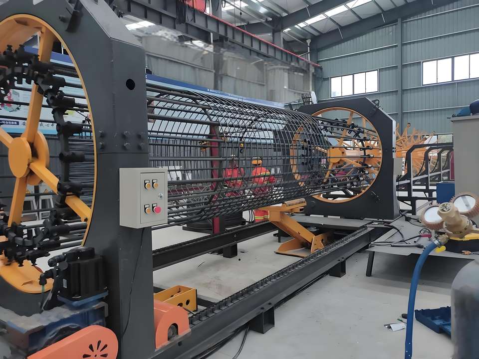 Automatic Rebar Cage Manufacturing Energy - Efficient Cage Welding ...