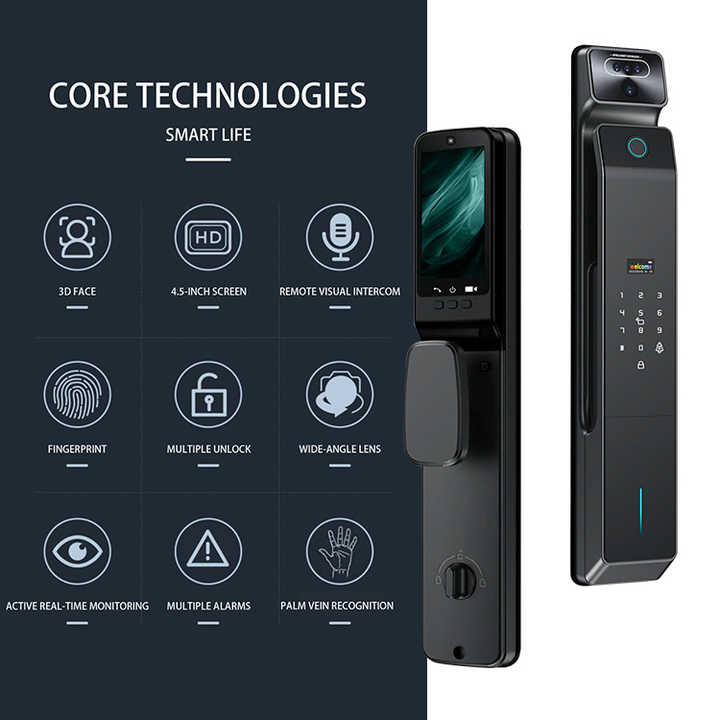 Digital Smart Doorlock Passcode Biometric Home Small Electronic Mini ...