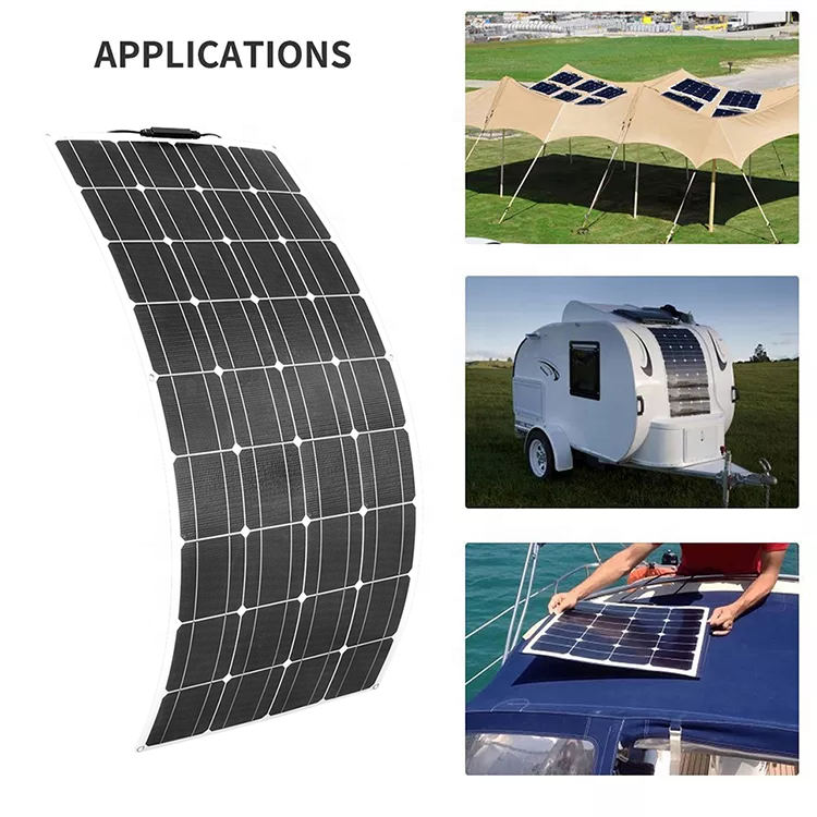 PHOEBUS 100W 24% Efficient Bifacial Mono Flexible Solar Panel CE ROHS ...