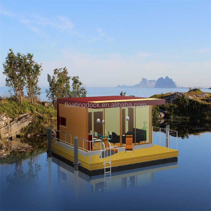 Easy Installation DIY Modular Floating Pontoon House Boat - Durable ...