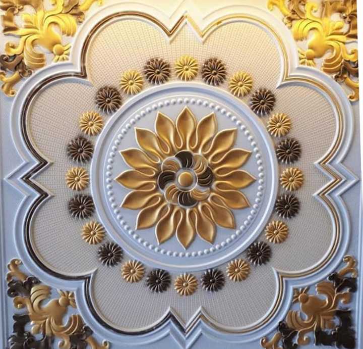 Decorative Materials False Ceiling GRG Tiles 2*2 Square