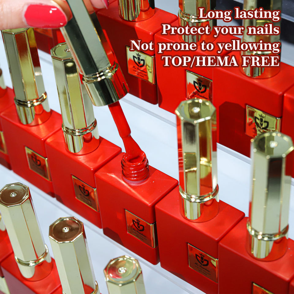 Ms Rainbow Nail Polish Glue Set DIY Use Non-toxic Long Lasting UV Nail ...