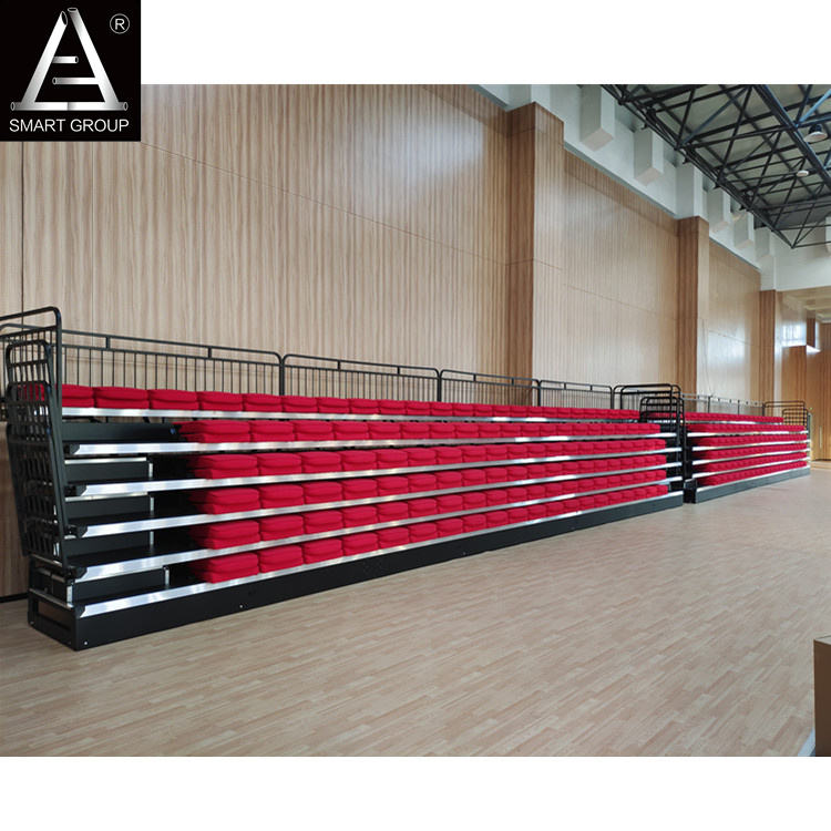 Custom Telescopic Tribuna Retractable Seating, Gym Bleachers ...