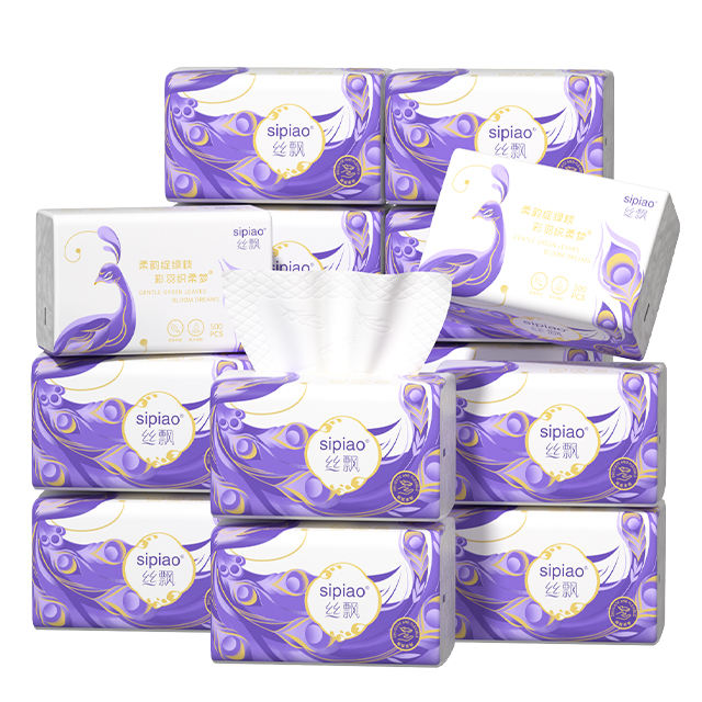 Custom Paper Bulk OEM High Quality Soft Pack 5 Ply Facial Tissue Paper ...