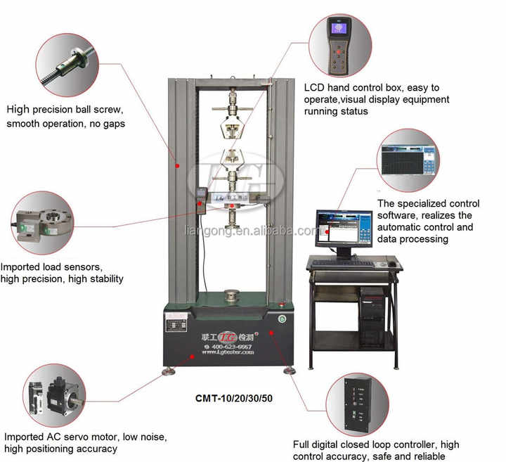 CMT-50 50kN Universal Material Testing Machine Usage Sandwich Materials ...