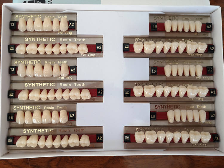 Feiying Dental Teeth Resin Temporary Resination False Acrylic Dentures ...
