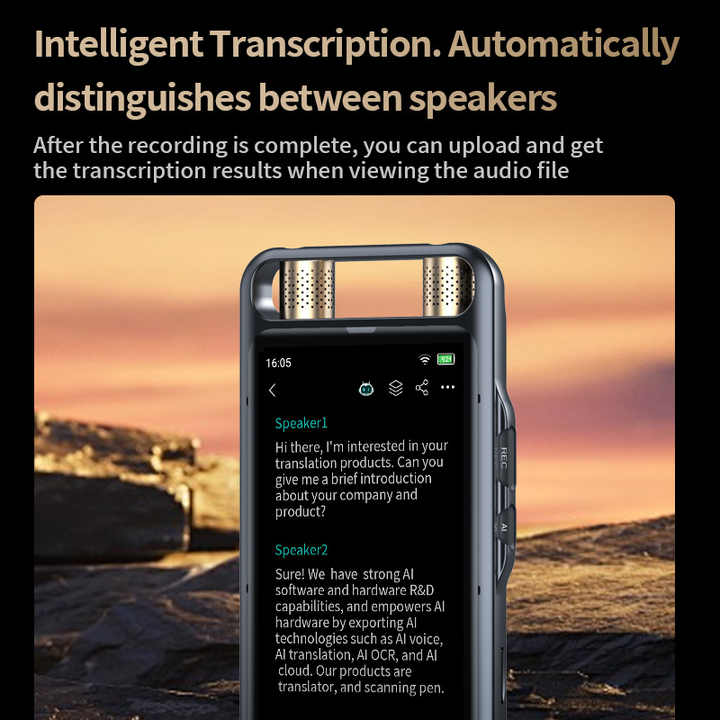 VORMOR M5 Professional Audio Recorder 6 Omnidirectional Microphones ...