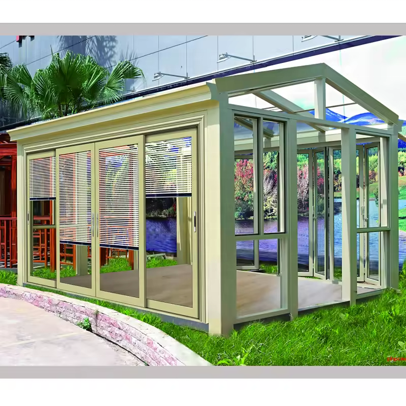 Sunnyjoy Sunroom - Modern Glass Aluminum Sunroom