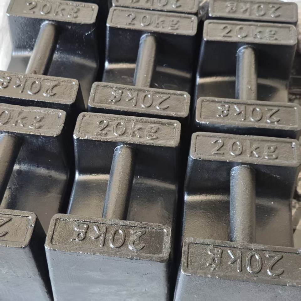 Cast Iron Calibration Weight 20kg 25kg 50kg 100kg 1 Ton with Handle for ...