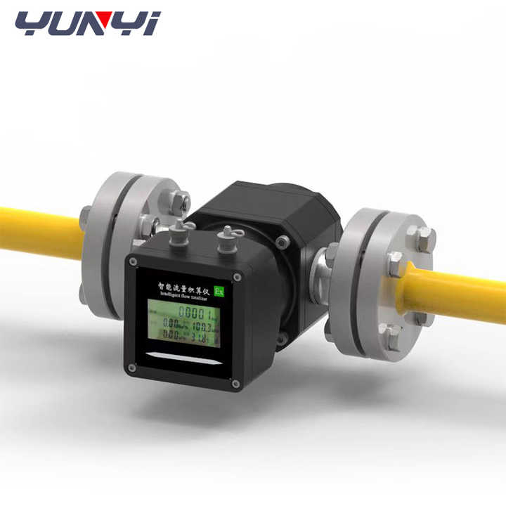 Yunyi Smart Intelligent Digital Industry Smart Natural Lpg Gas Flow Meter Turbine Pipeline Roots ...