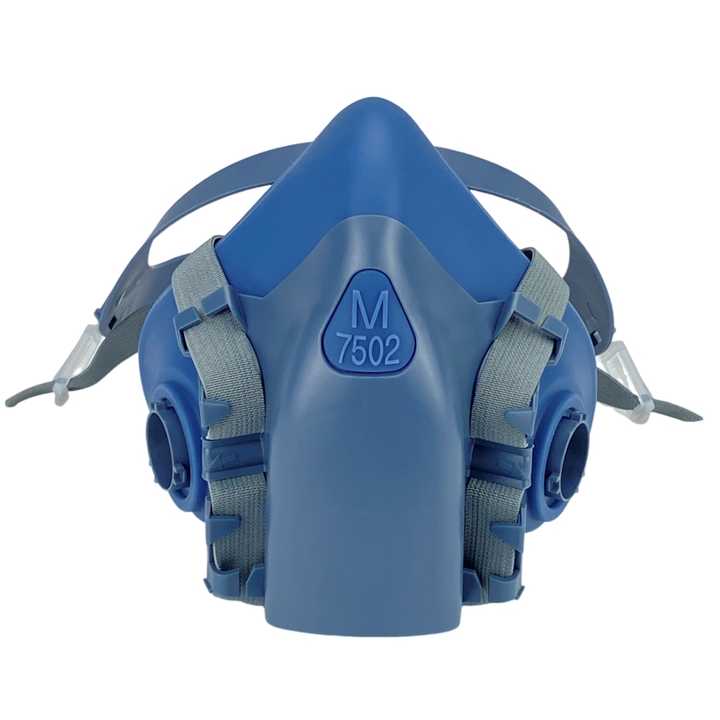Respiratory Protection 7502 Gas Mask with Double 6001 Organic Vapor ...