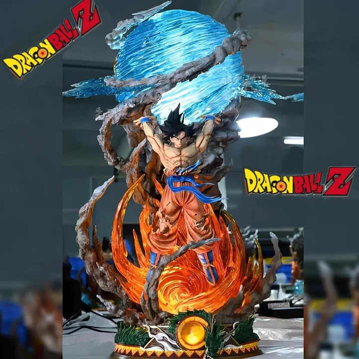 Dragons Z Balls Goku Anime Figure Super Genki Bomb Luminous Figures Gk ...