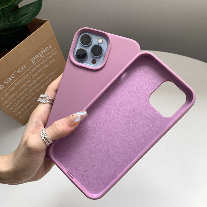 Luxurious Liquid Silicone Phone Cases for Iphone 16 & More