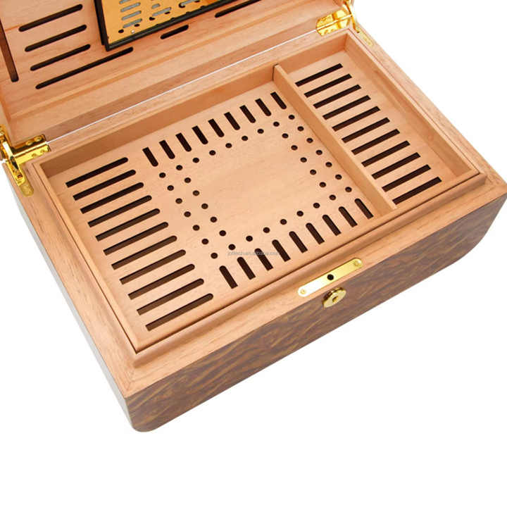 Customized Handmade Cigar Humidor Wood Cigar Boxes Manufacturer Cabinet ...