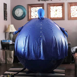 PVC Blueberry Inflation Suits - Fun & Customizable