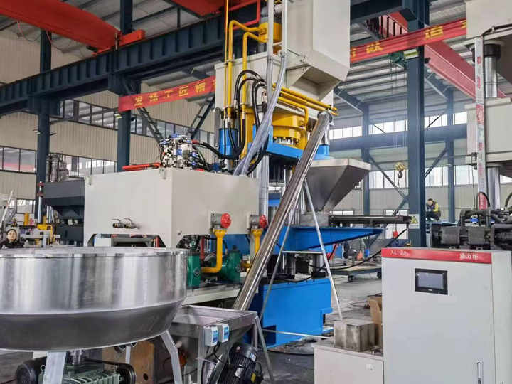 160 Tons of Bait Powder Forming Hydraulic Press Metal Powder Salt Brick ...