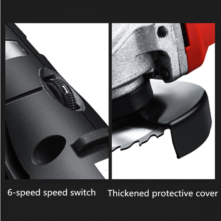 Variable Speed Corded Angle Grinder with Restart Protection - ODM