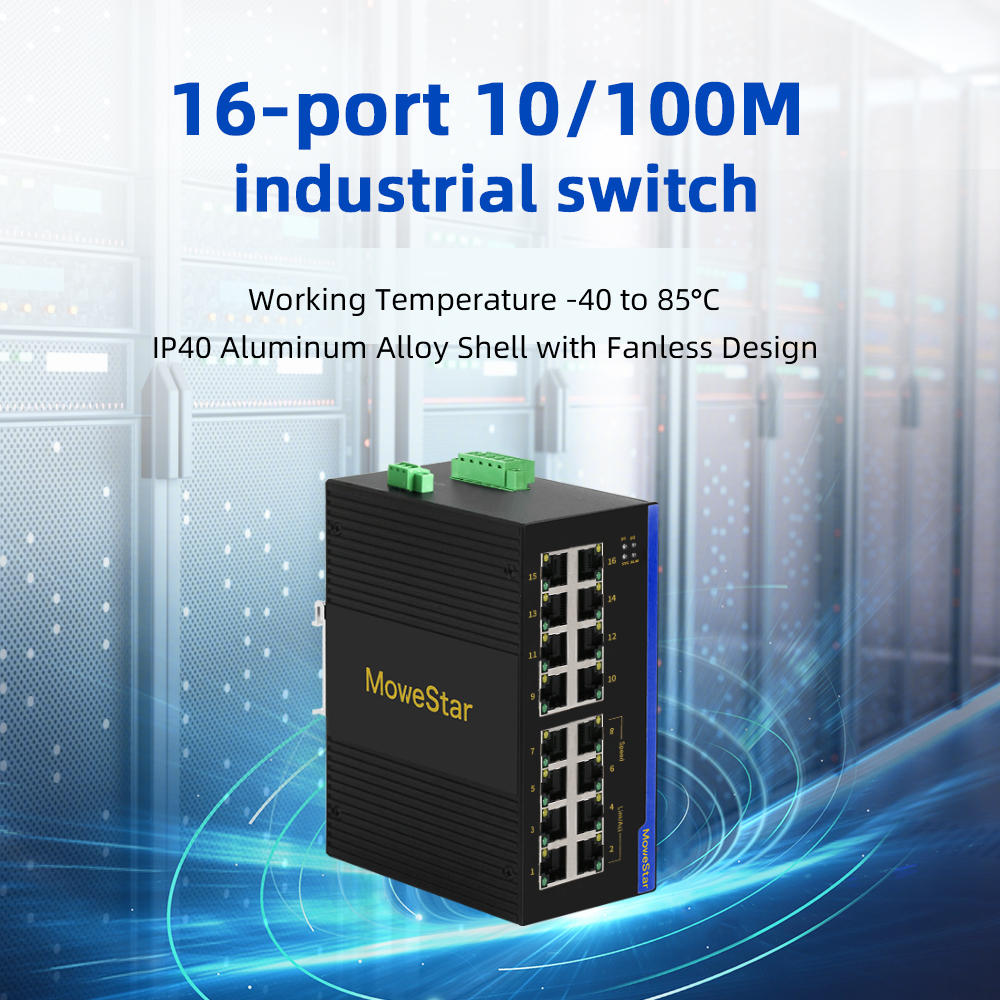 Factory Oem Odm card rail 10/100m household 5/8/16/24 port level network industrial Ethernet ...