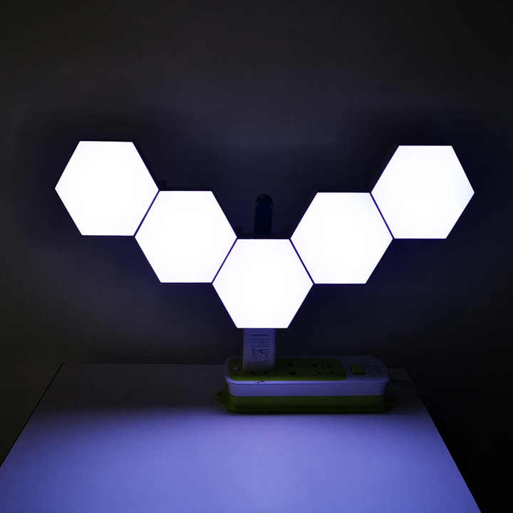 Free DIY Smart Rhythm Music Syncing Honeycomb Smart LED Light Panels ...
