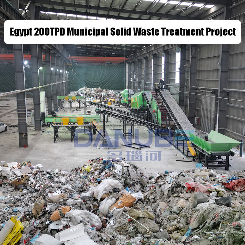 Garbage Collection Solid Waste Recovery Large Urban Garbage Sorting ...