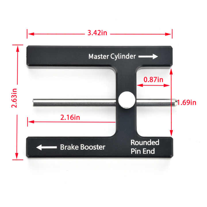 Brake Booster Rod Adjustment Tool Aluminum Magnet Braking Range ...