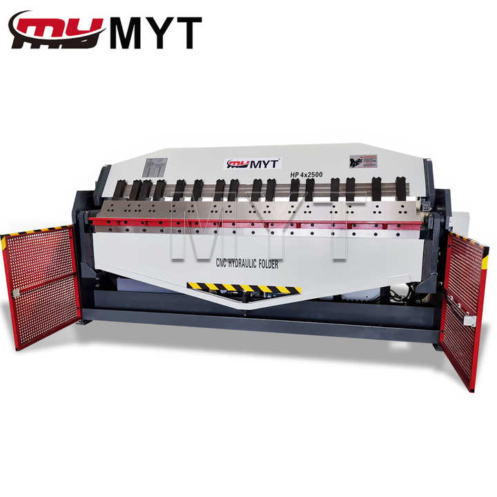 MYT Industrial Hydraulic Sheet Metal Brake CNC Folder Machine for Pan ...