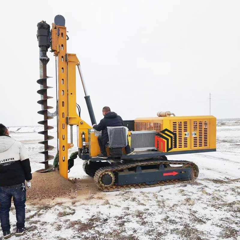 Diesel Engine Hydraulic Solar Pile Driver Machine| Alibaba.com
