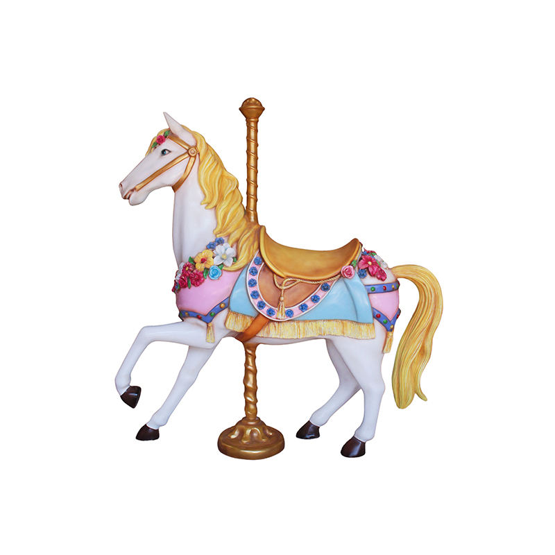 Life Size Custom Painted Carousel Figurines for Party Decor
