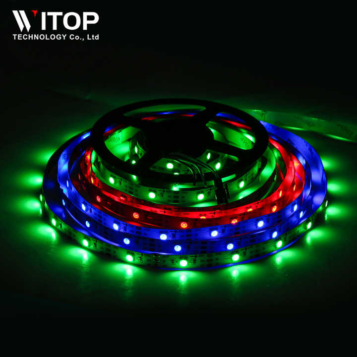 Individually Addressable Smart WS2812B RGB Full Color Led Strip Light ...
