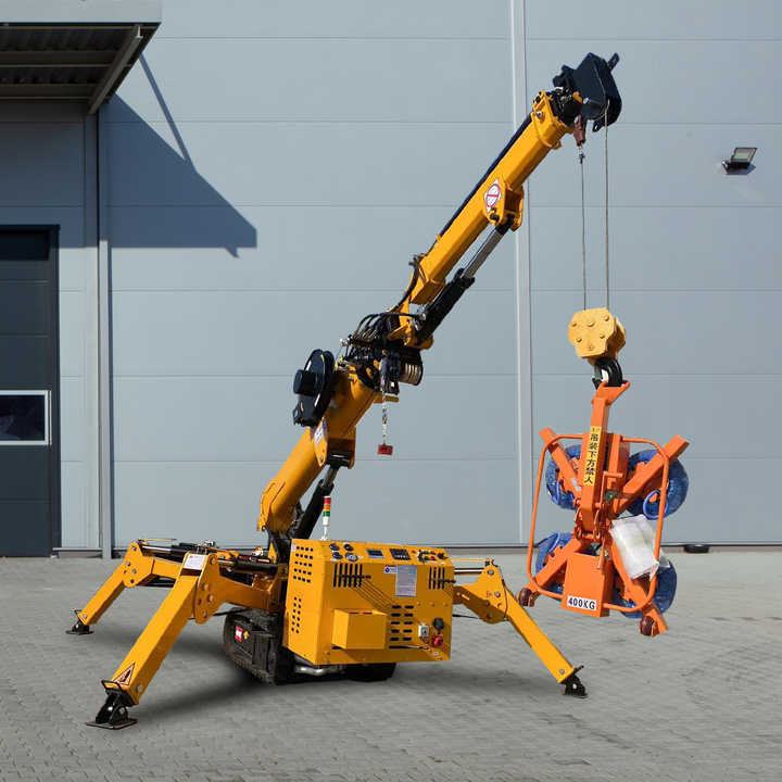 New Energy Small Construction Crawler Cranes Spider Crane 3ton