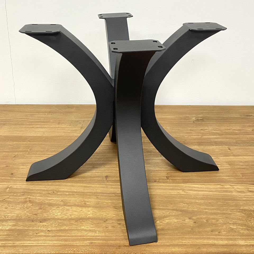 Table Legs Black Industrial Modern Restaurant Cast Iron Steel Bench ...