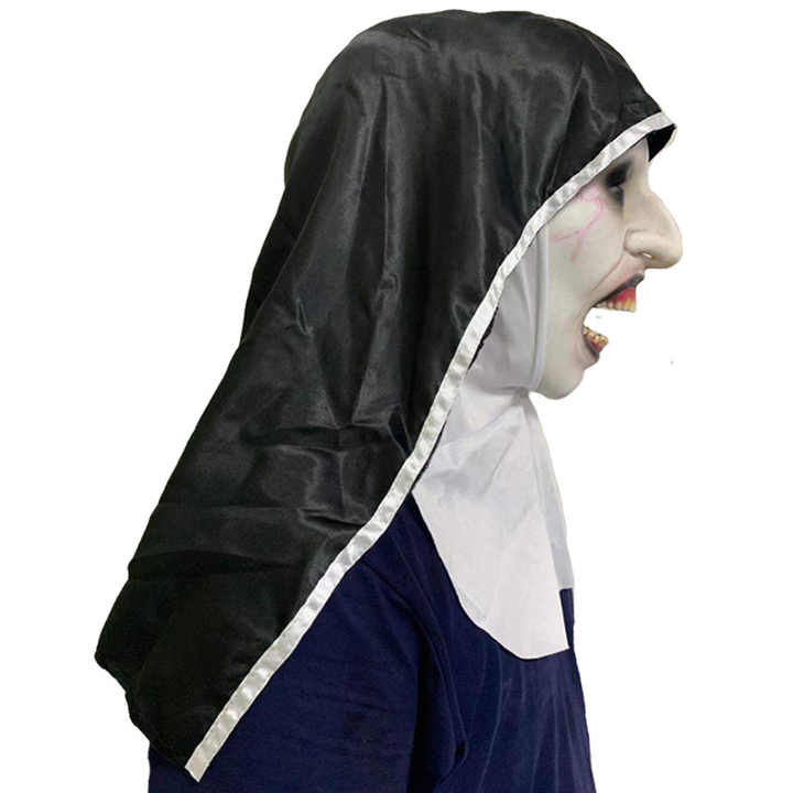 Wholesale Full Head Nun Mask Costume Party Accessories Mask Halloween ...