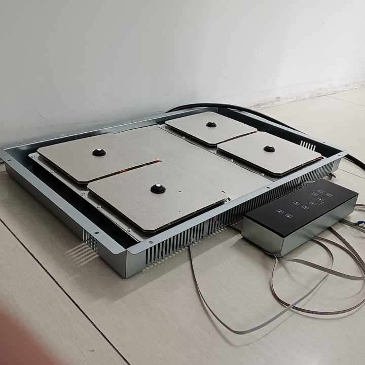 Four-Burner Waterproof Induction Cooker Cooktop, Ceramic Panel