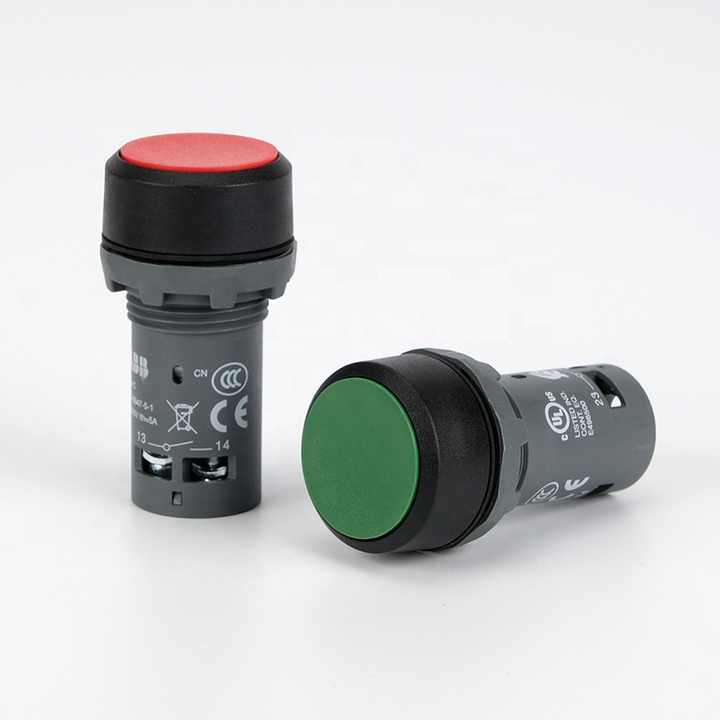 Hot Sale ABB Control Button Switch Common Flat Button CP1-10R-10 Red ...
