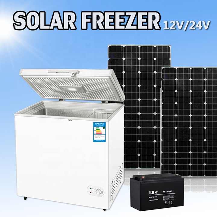 12V/24V Solar Powered Freezer Chest for Home & Outdoor - OEM