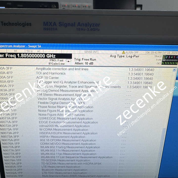 AGILENT / Keysight N9020A MXA Spectrum Analyzers 3.6GHZ XP System WITH OPT| Alibaba.com