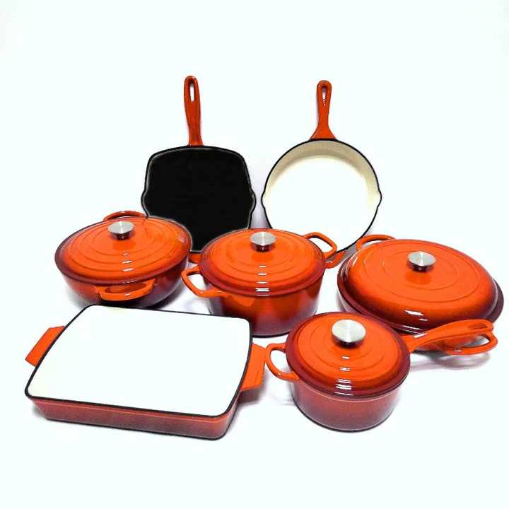 Real Factory Wholesale Cast Iron Casserole Set Nordic Design Enamel ...