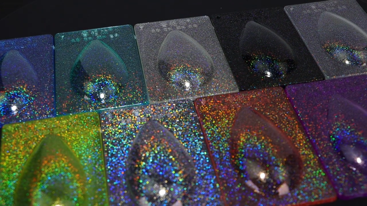 High Temperature Injection Molding Rainbow Holographic Powder