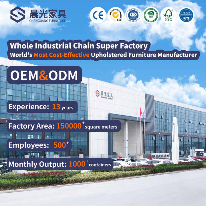 Sectional Sofa with Compressed Fabric - Perfect for Living Room