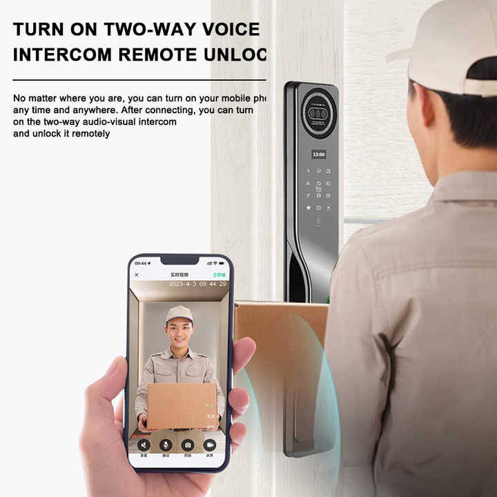 Smart Door Lock with 3D Face Recognition and Active Intercom