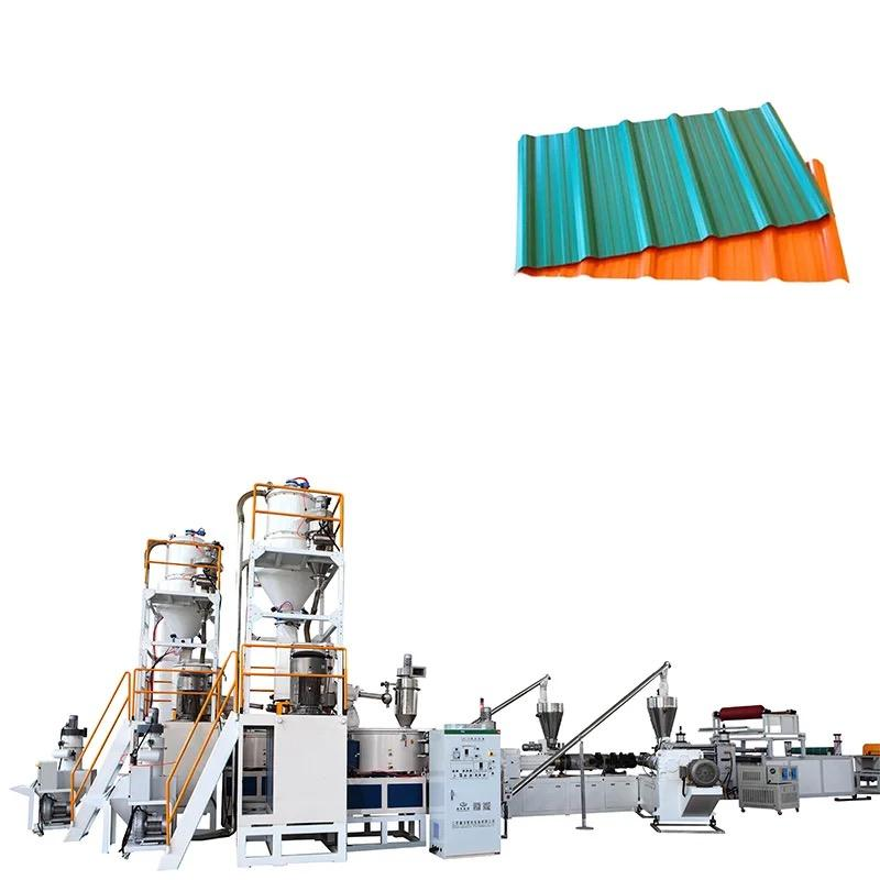 Construction Glazed Tile Production Roof Tile Making Machine PVC/PE ...