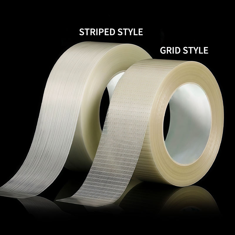 Fiberglass Filament Tape Transparent Acrylic Hot Melt Logo Printing ...