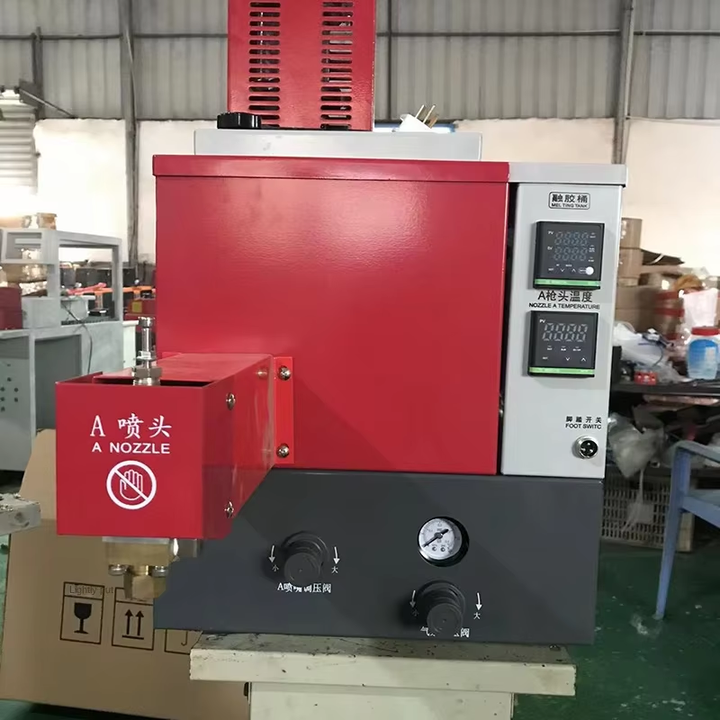 5L Double-head Pneumatic Glue Spraying Automatic Hot Melt Glue Adhesive ...