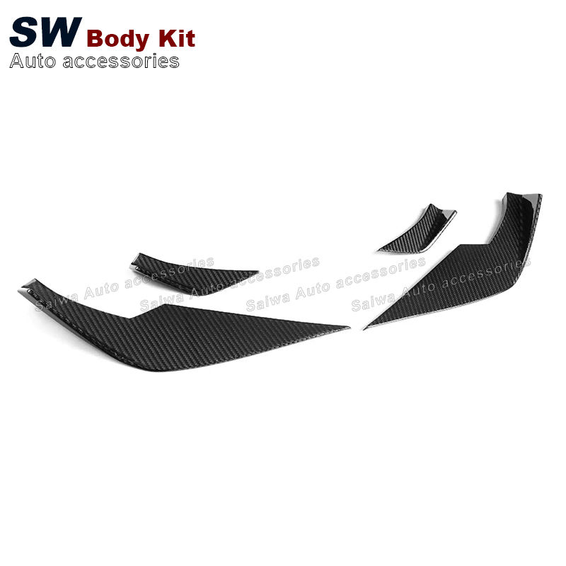 VS Style Carbon Fiber Front Bumper Wind Blade for BMW G80 M3 G82 M4 ...