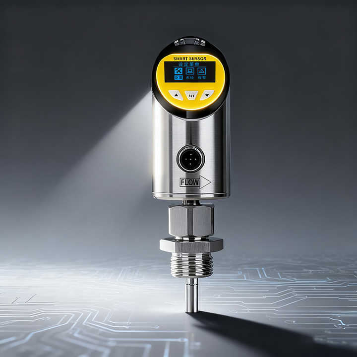 RS485 Communication Dual-Parameter Flow Meter for Water & Liquids Temp ...